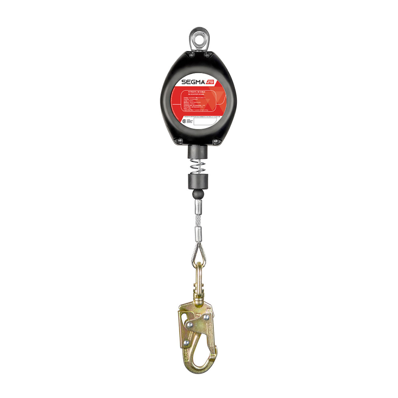 Retractil de Cable Metalico 3 m Blockstop Segma 42104016