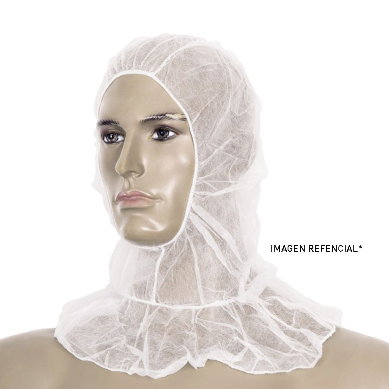 Gorro Desechable Tipo Monja Blanco Bolsa 50 Un